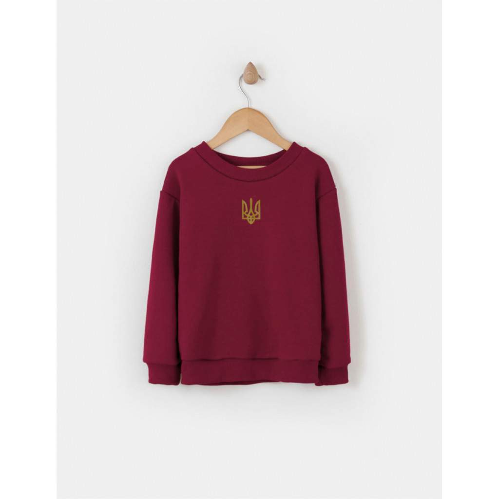 Світшот Джоуї бордовий Тризуб